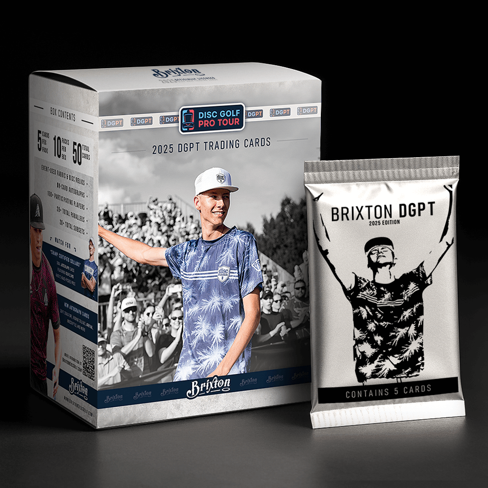 2025 Brixton DGPT Card Set/Pack – Get Out And Throw Disc Golf